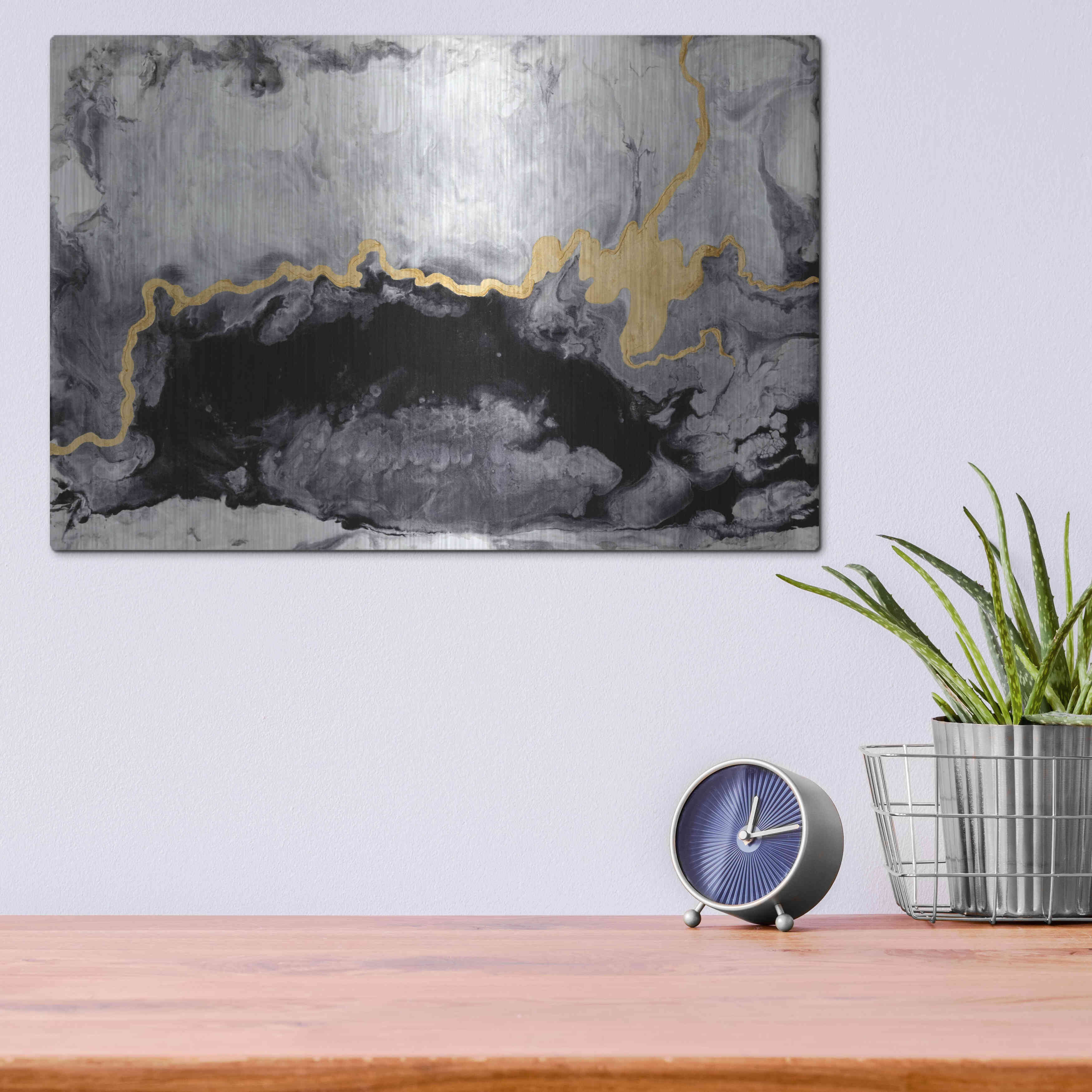 Wrought Studio™ " Gilded Onyx " by Anna Hambly | Wayfair